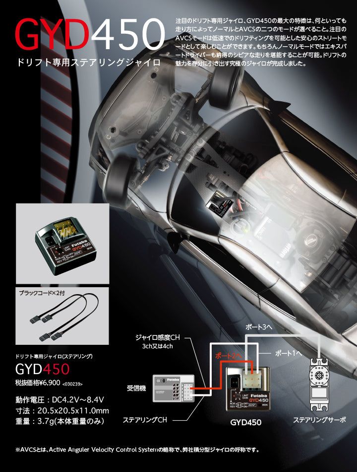 Banzai Hobby - Futaba GYD450 GYRO – BanzaiHobby