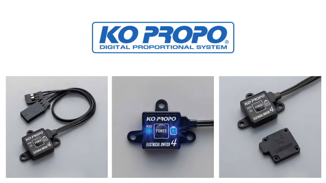 New from Ko Propo: The 60231 Electrical Switch 4 for Reliable Control ...