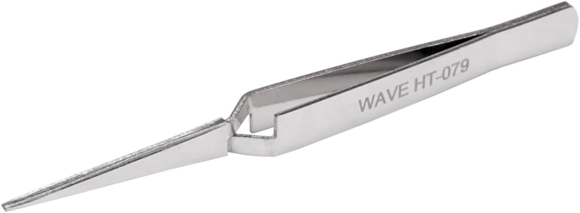 Wave HT-079 Hobby Tool Series HG Reverse Working Tweezers Straight Typ ...