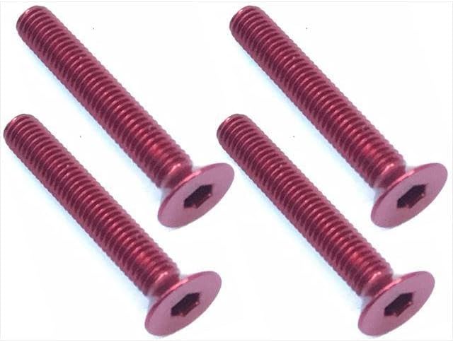 Square SAX-320R 3x20 Hex Countersunk Screw (Red/6pcs) – BanzaiHobby