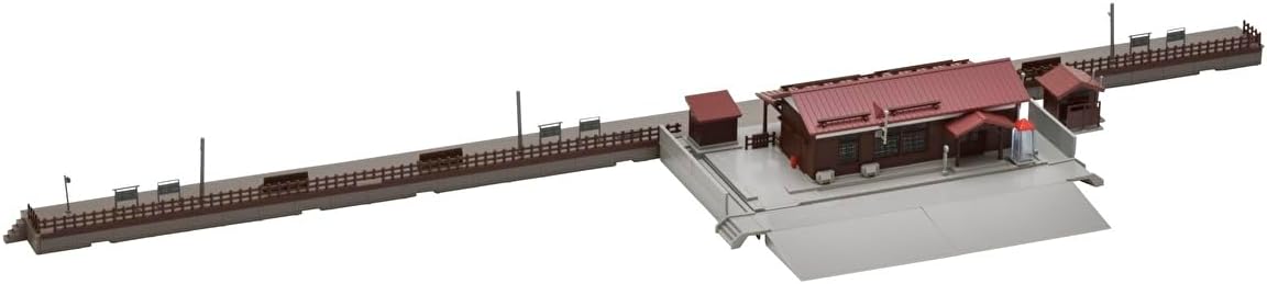 TOMIX 4251 N Gauge Wooden Station Building Set, Cold Area, Diorama Sup ...