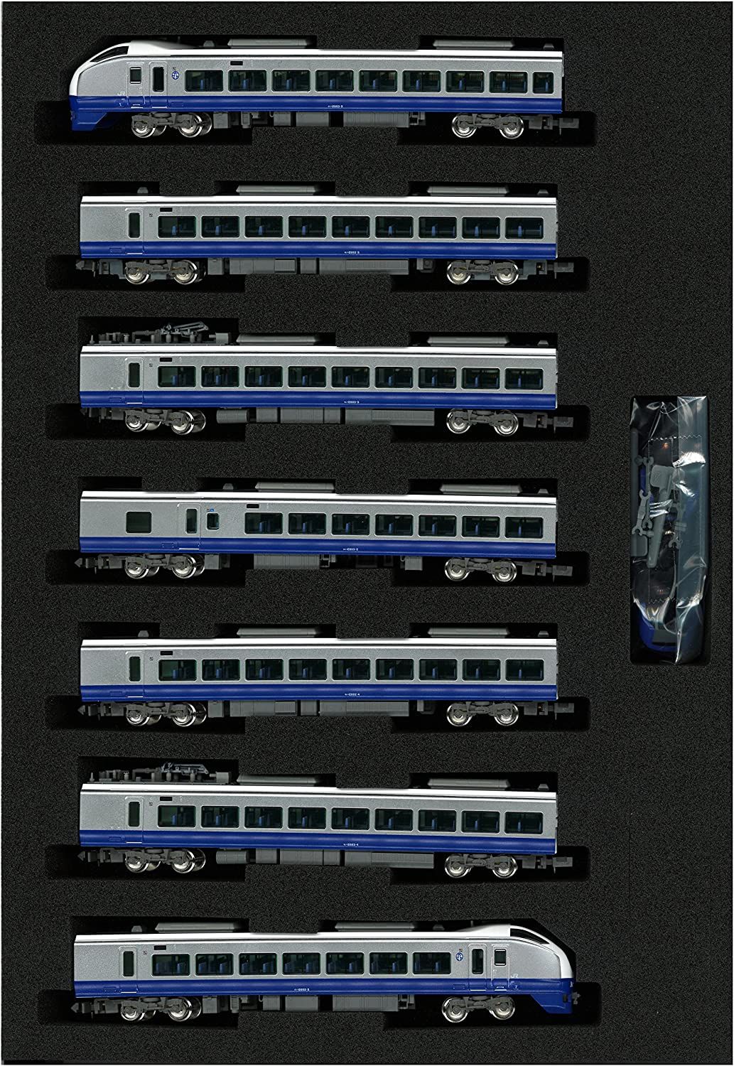 Greenmax 30540 Series E653 `Fresh Hitachi/Blue` Seven Car Formation Set ...