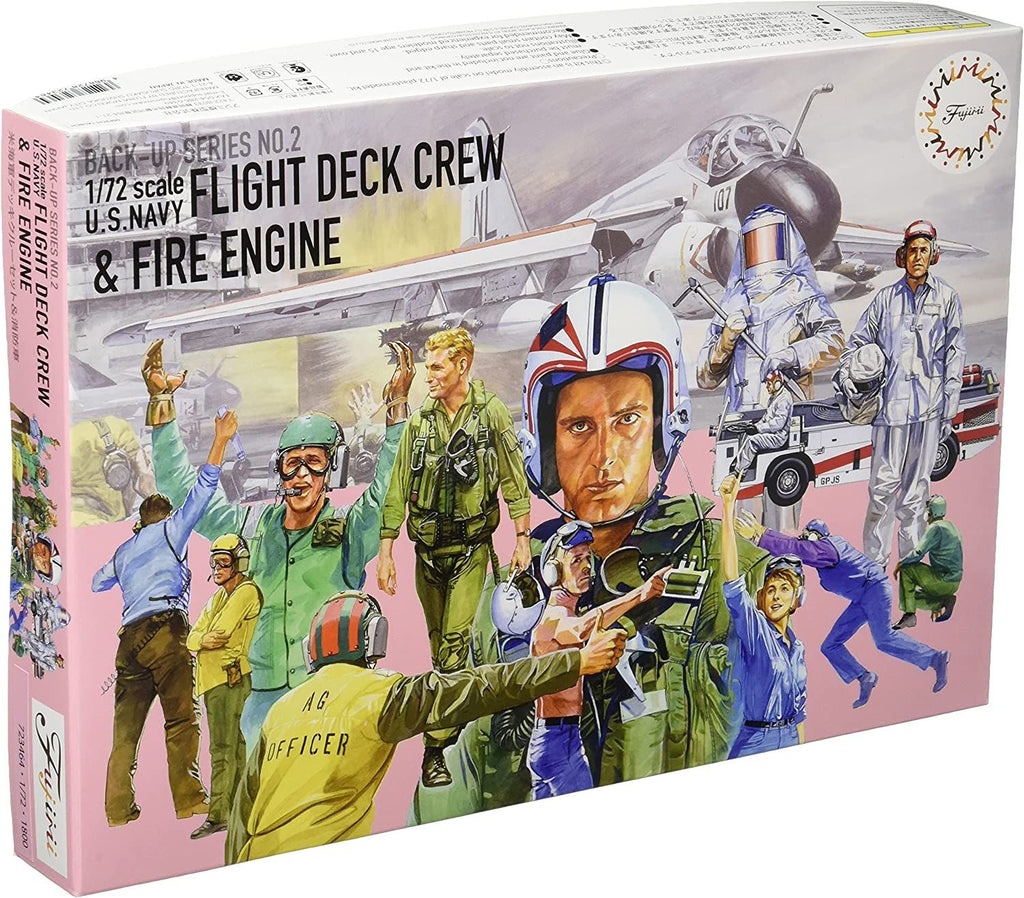 Banzai Hobby - Fujimi USNavy Flight Deck Crew & Fire Engine – BanzaiHobby
