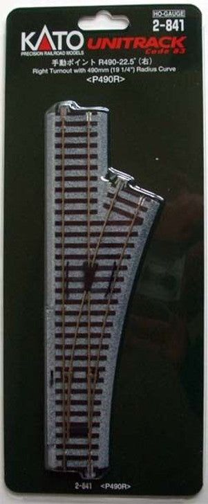 Banzai Hobby - KATO 2-841 Manual Right-Hand Turnout – BanzaiHobby