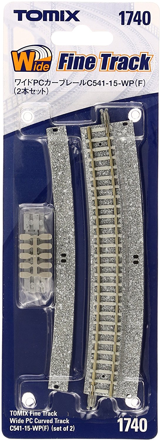 Banzai Hobby - Tomix Fine Track Wide PC Curved Track C541-15-WP(F) (ชุด ...