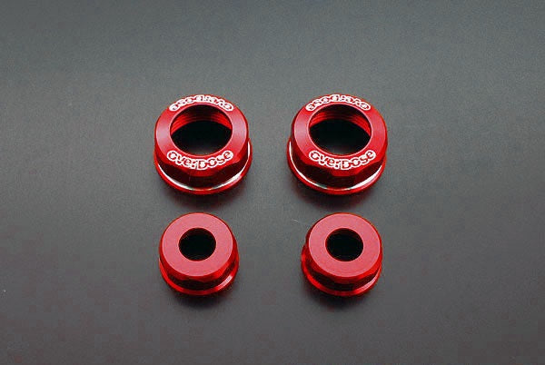 OVERDOSE OD1420 Aluminum Shock Cap Set For TRF Tyep-2 Red | BanzaiHobby