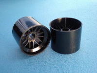 Banzai Hobby - Zen Racing Z8001B F1 Front Wheels Black for Tamiya F103 ...